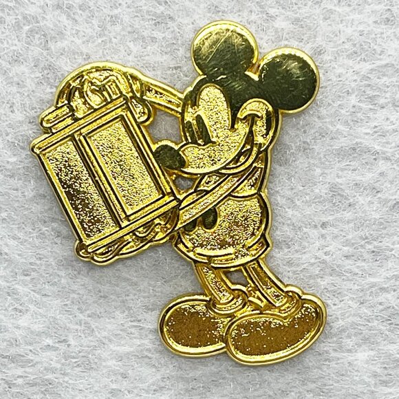 Disney | Jewelry | 525 Disney Gold Classic Mickey Mouse Holding Old ...